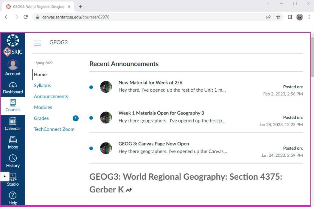 GEOG 3 - How to Navigate the Class (2/7)