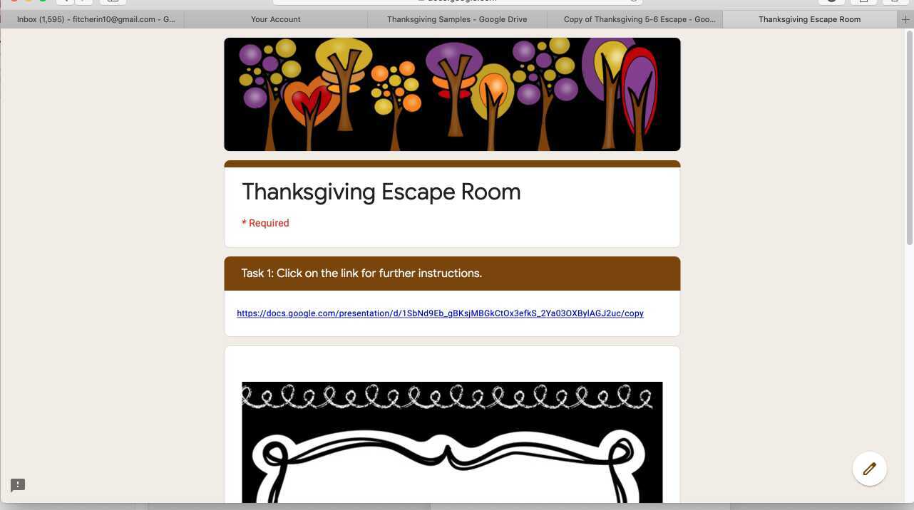 How to Edit The Thanksgiving Escape
