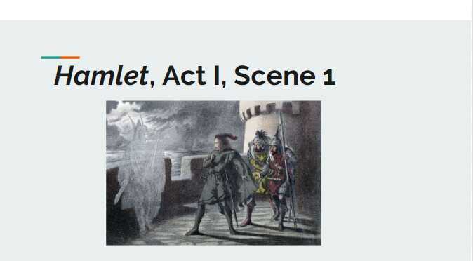 Hamlet Act I, Scene 1 (audio)