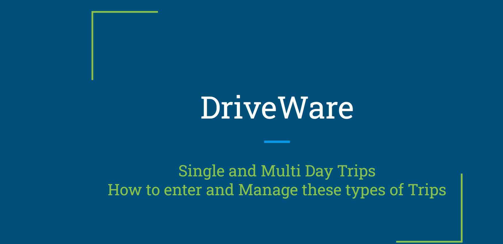 Single and Multi-Day trips with multiple buses