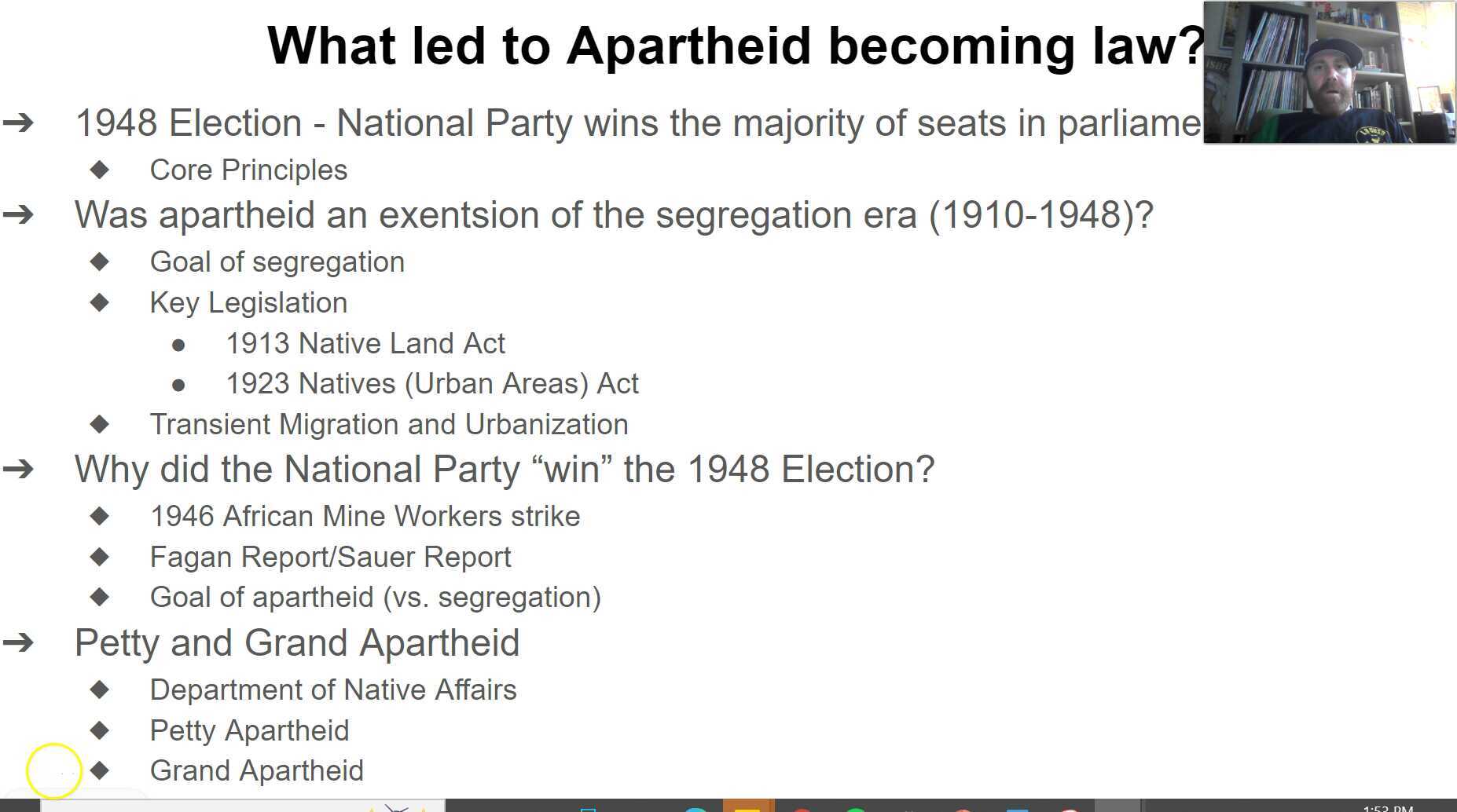 Nature and Characteristics of Discrimination in the Apartheid System Part 2