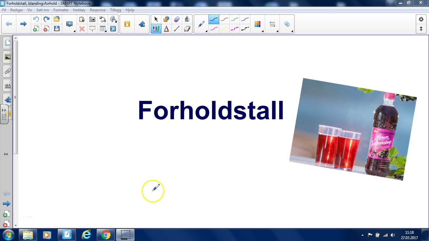 Forholdstall (blandingsforhold)