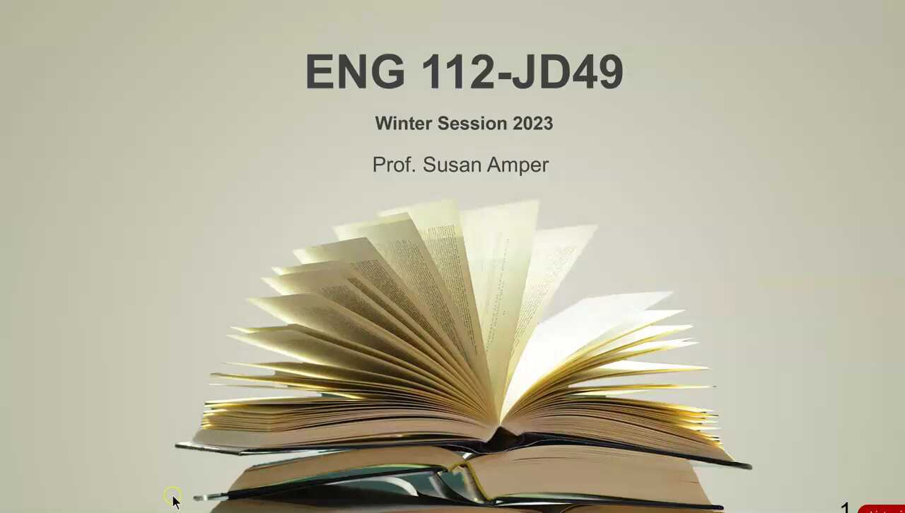 ENG 112--Lesson 1 assignment