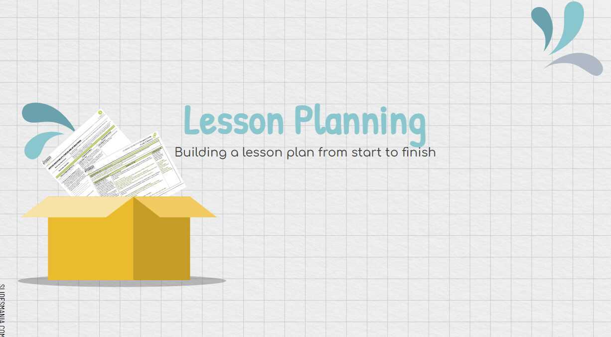Lesson Plan Walkthrough