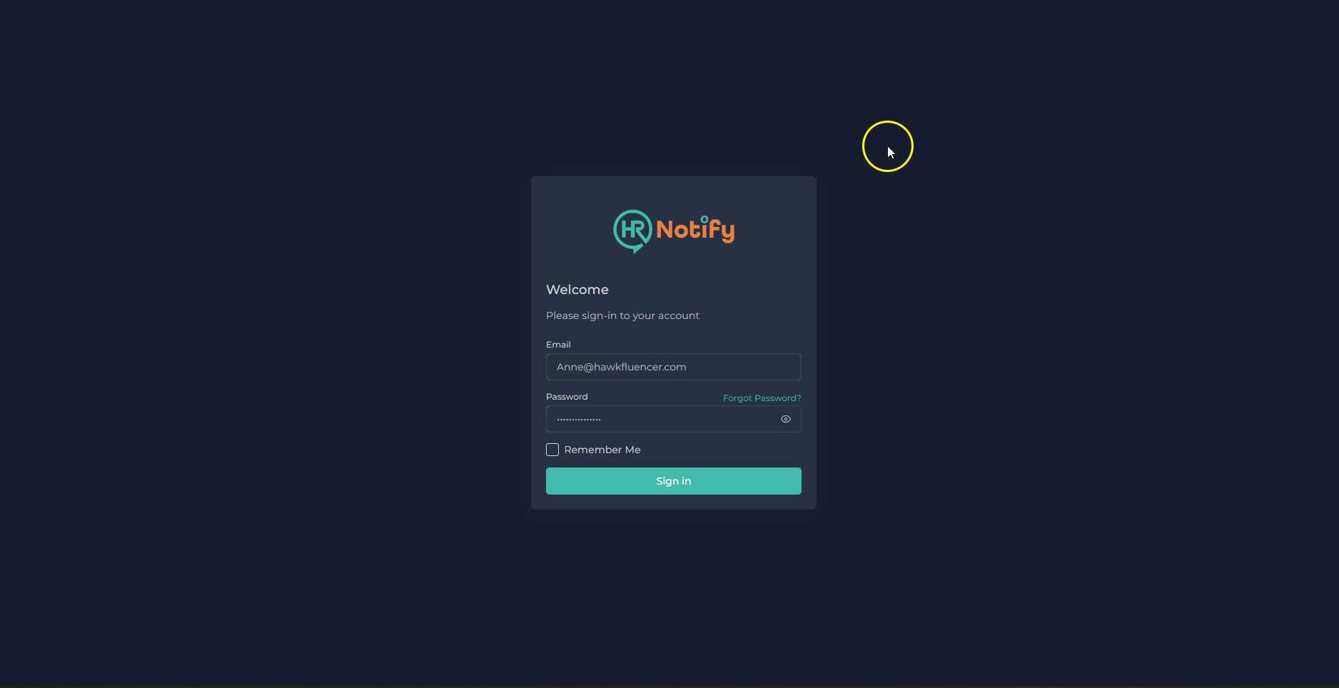 HrNotify User Tutorial 11072022