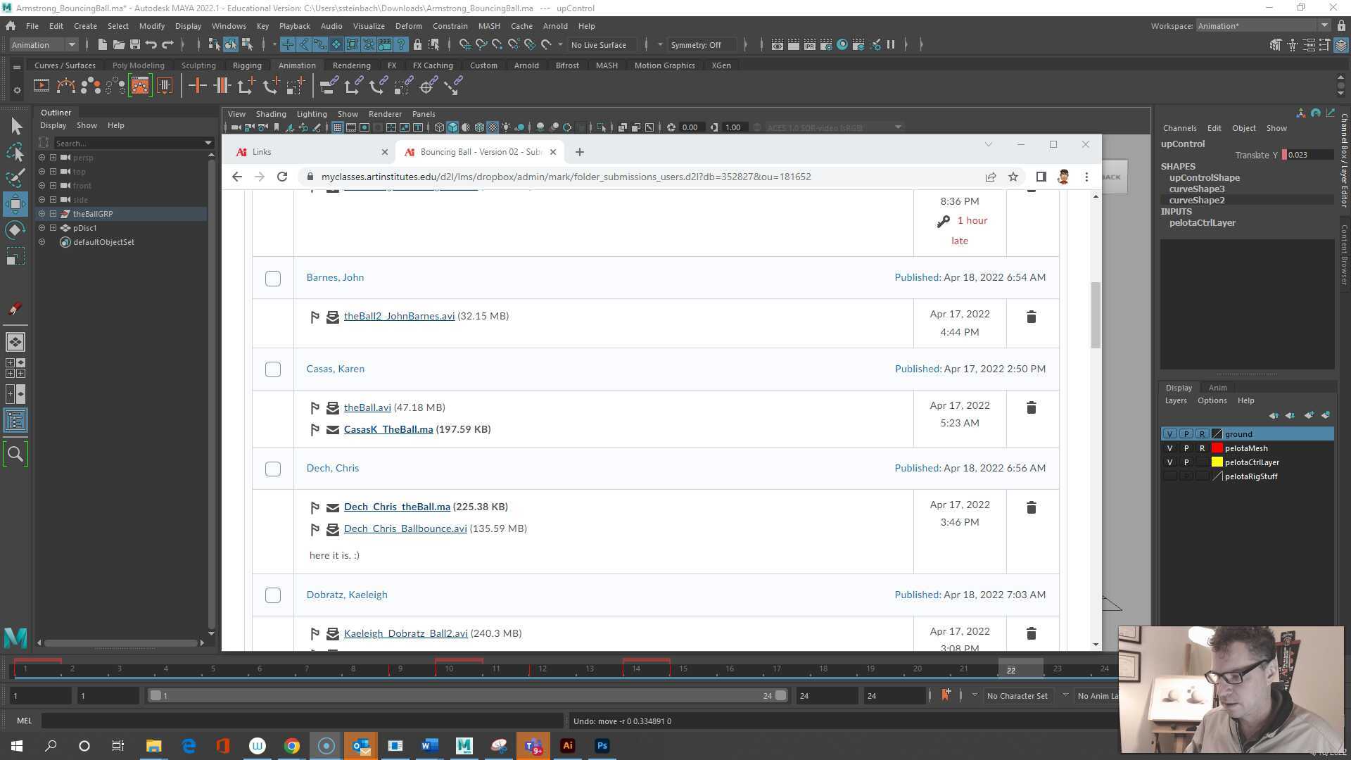 4-18-22 Review - 3d Animation