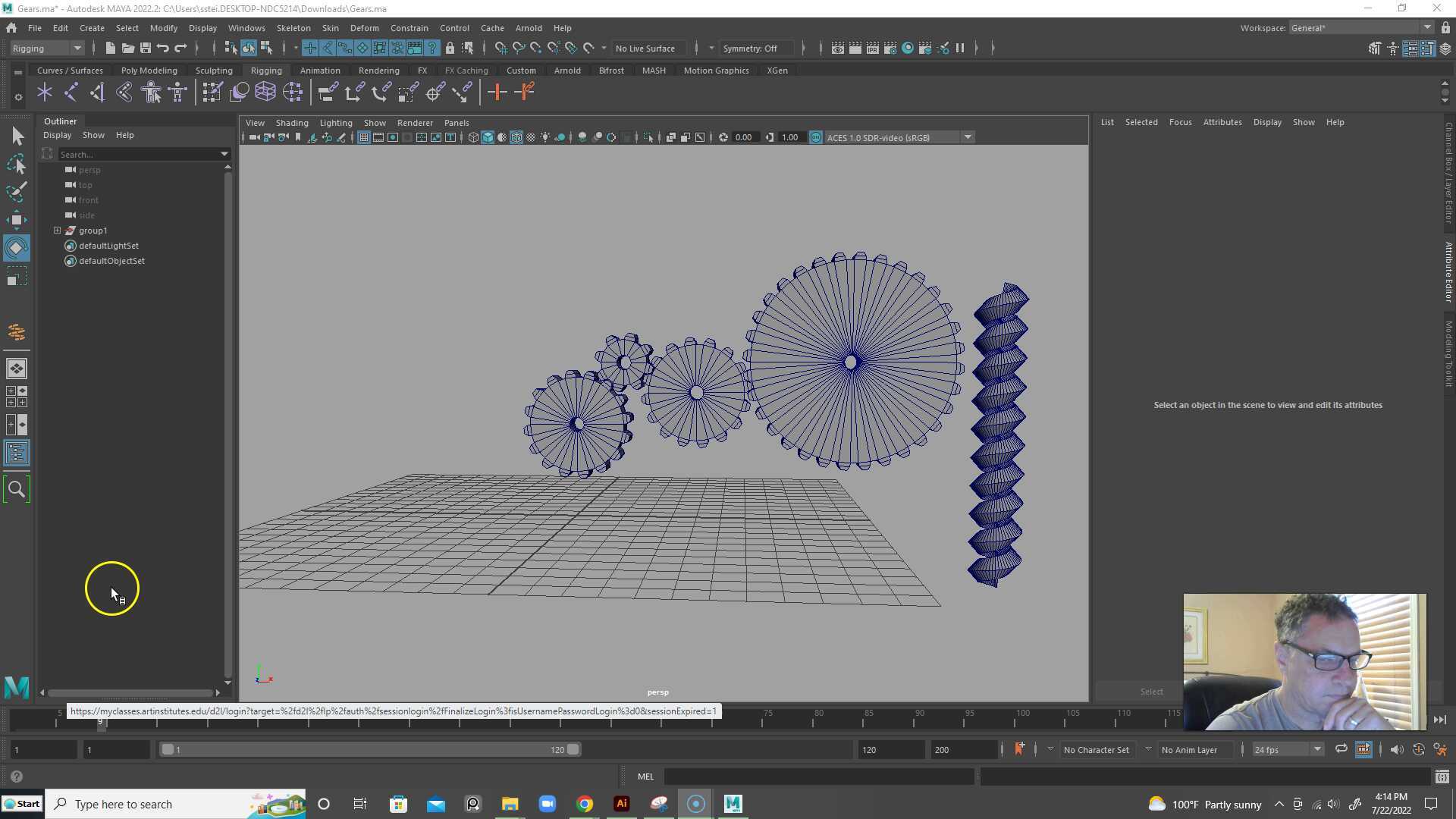 Connection Demonstration - Gears