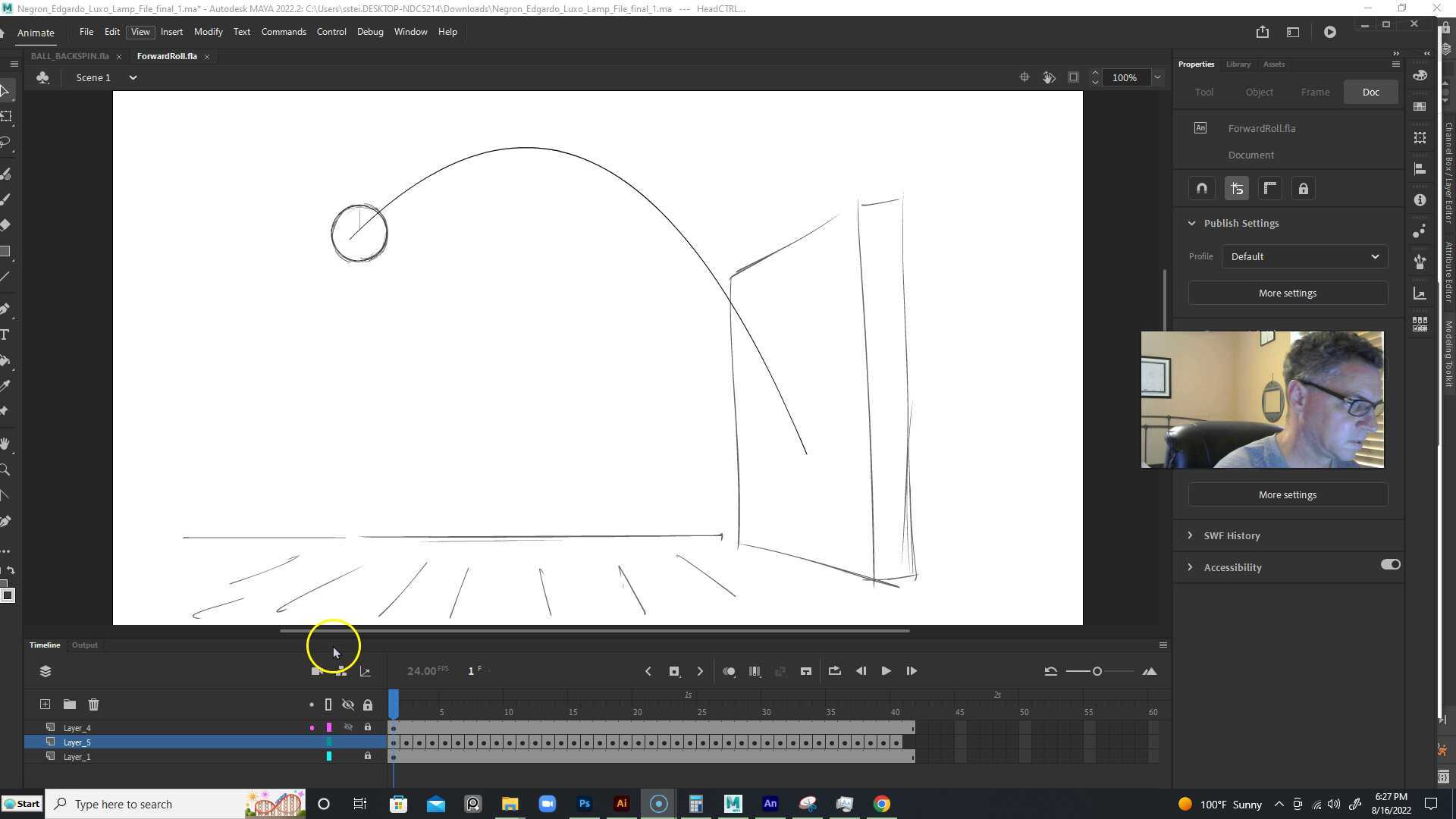 Ball Forward Spinn - Demonstration