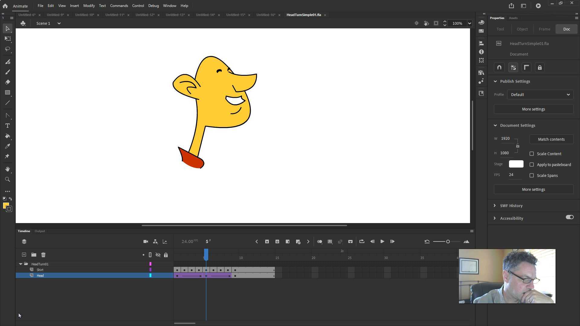 018 Create Simple Tween Head Turn