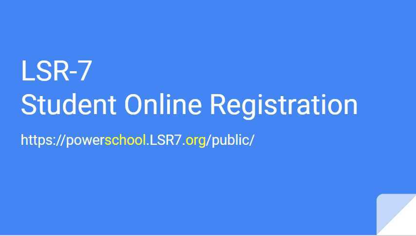 LSR-7 Student Online Registration (CC)