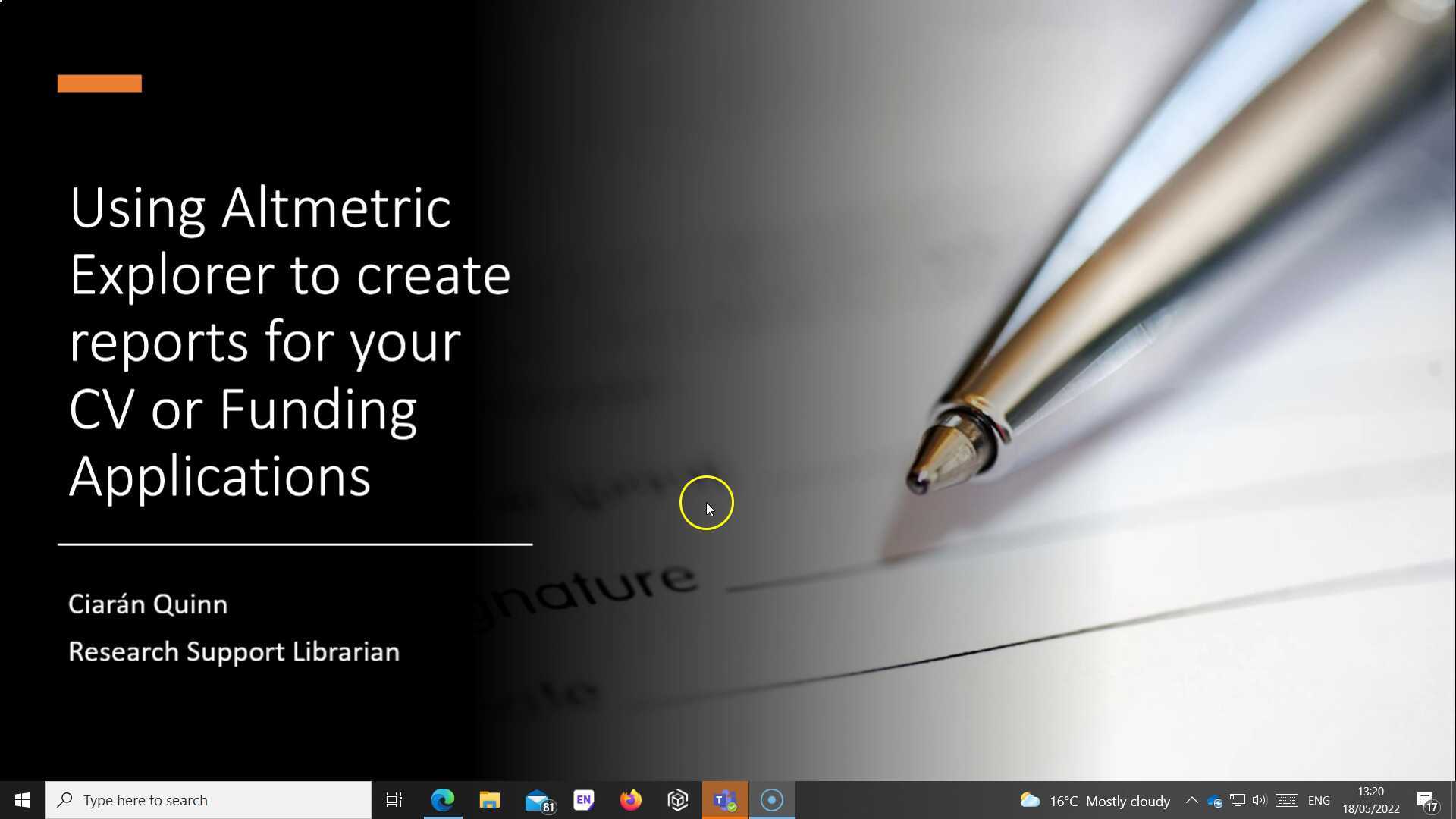 Using Altmetric Explorer to create reports for your CV or Funding ...
