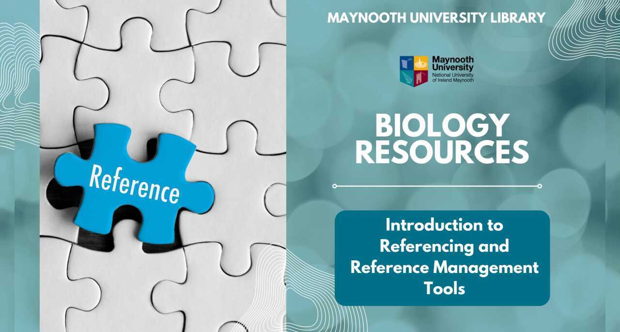 Introduction to Referencing & Reference Management Tools