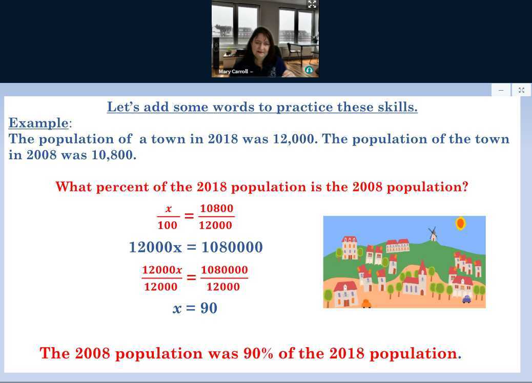 PreAlgebra Unit 8 Lesson 2 Part 2 - Percent Proportions