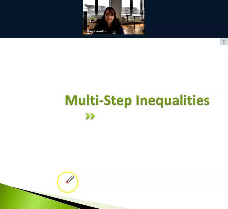 Algebra 1 Unit 2 Lesson 4 Part 2 - Intro to Inequalities