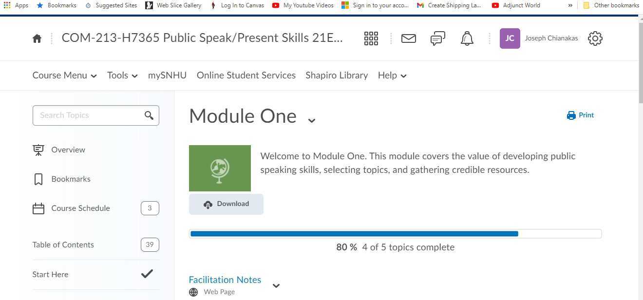 SNHU Milestone One Explained