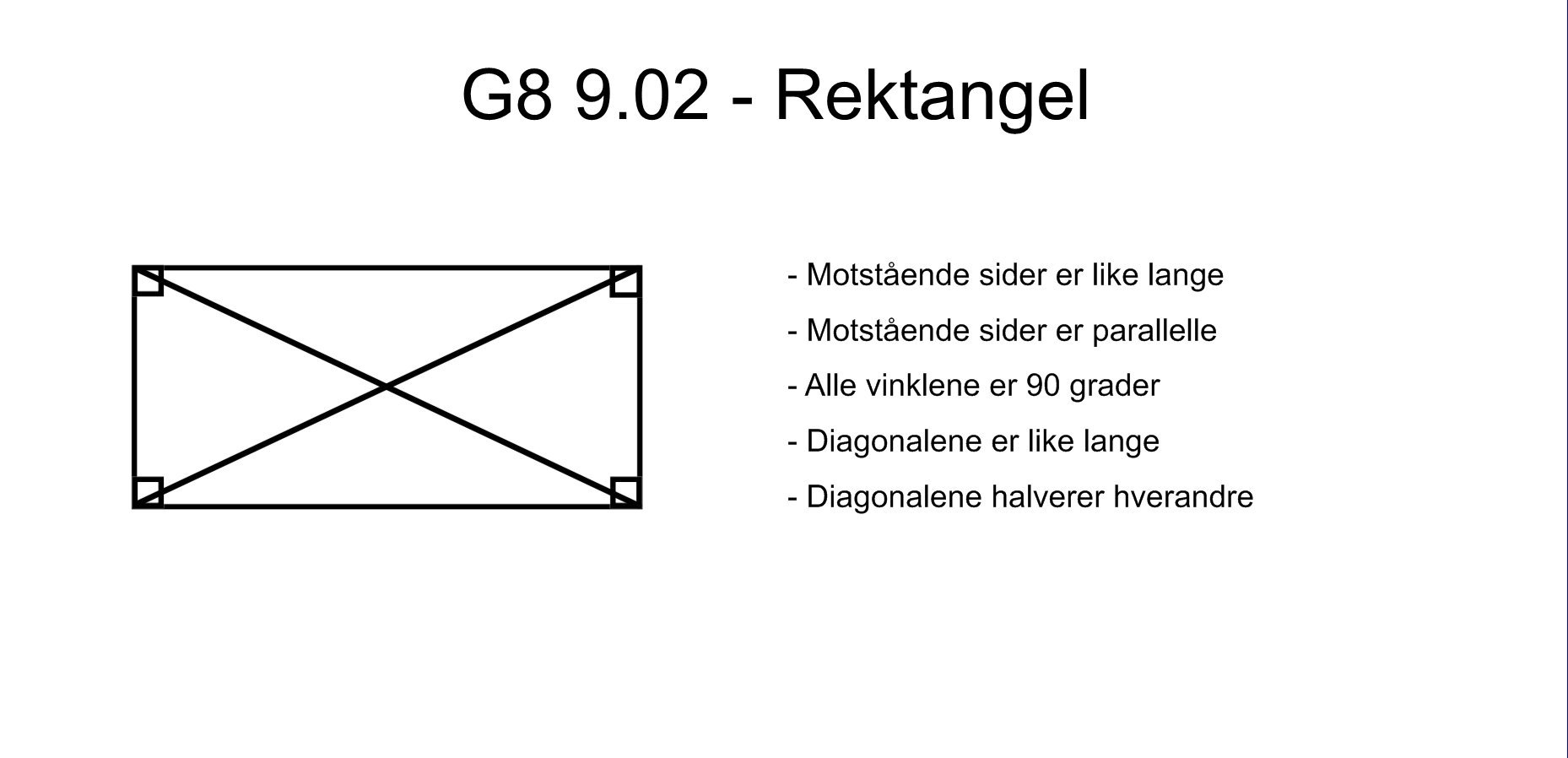 G8 9.02 - Rektangel
