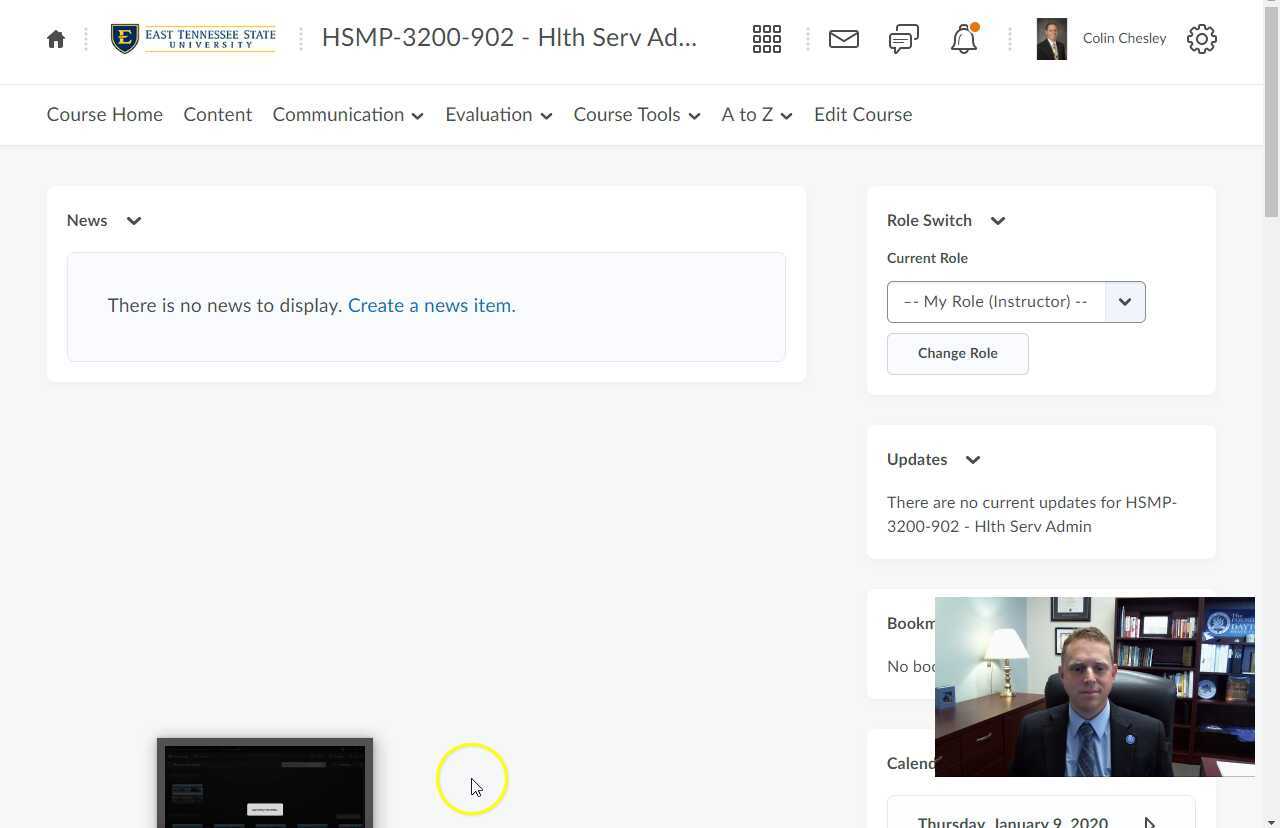 HSMP 3200 Health Services Administration Welcome