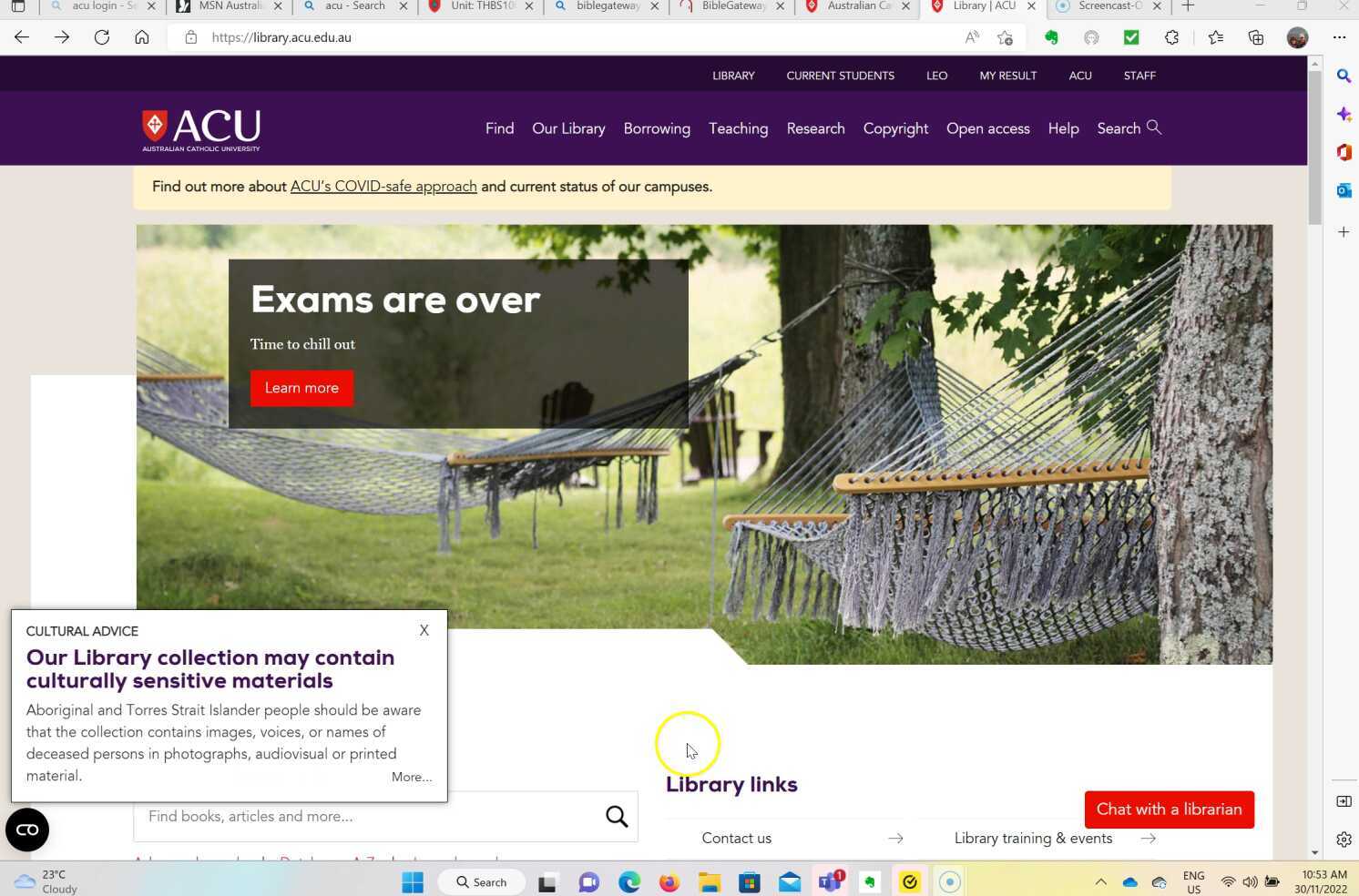 Tool Tip 3 Library Guides