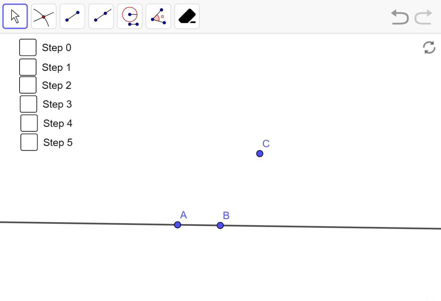 Construct A Line Parallel To A Given Line Through A Point NOT On The Line