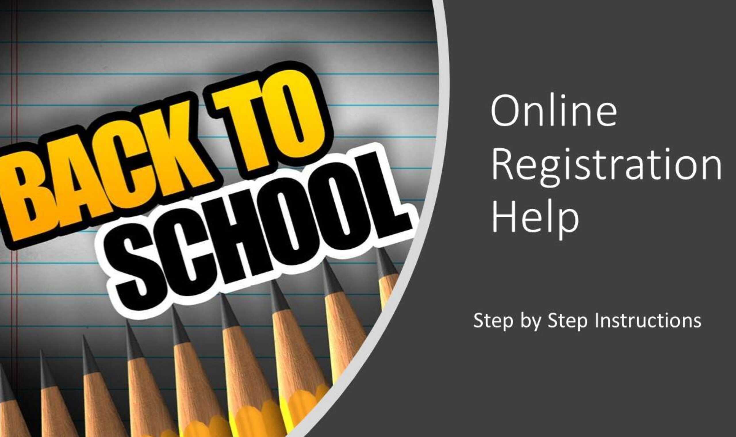 Back to School Online Registration