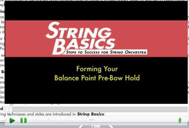 Bow Hold at Balance Point Video
