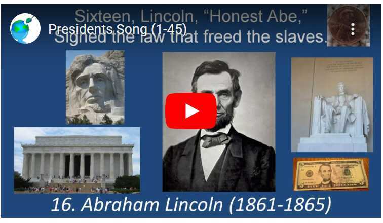 Memorize the Presidents Song