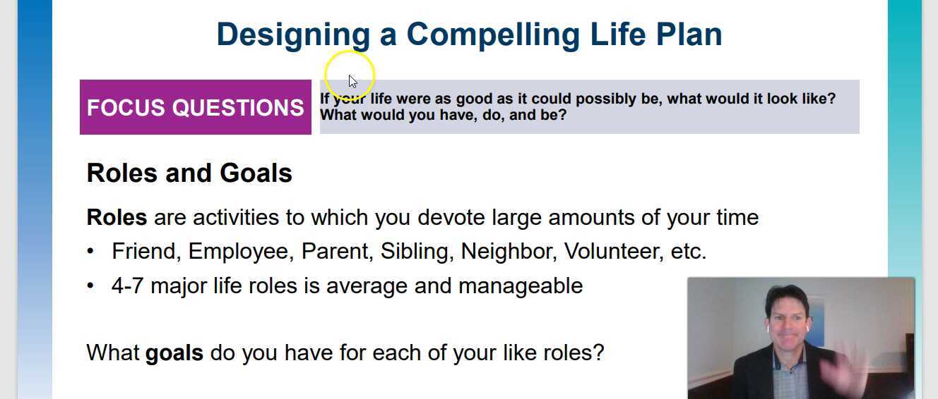 Roles and Goals