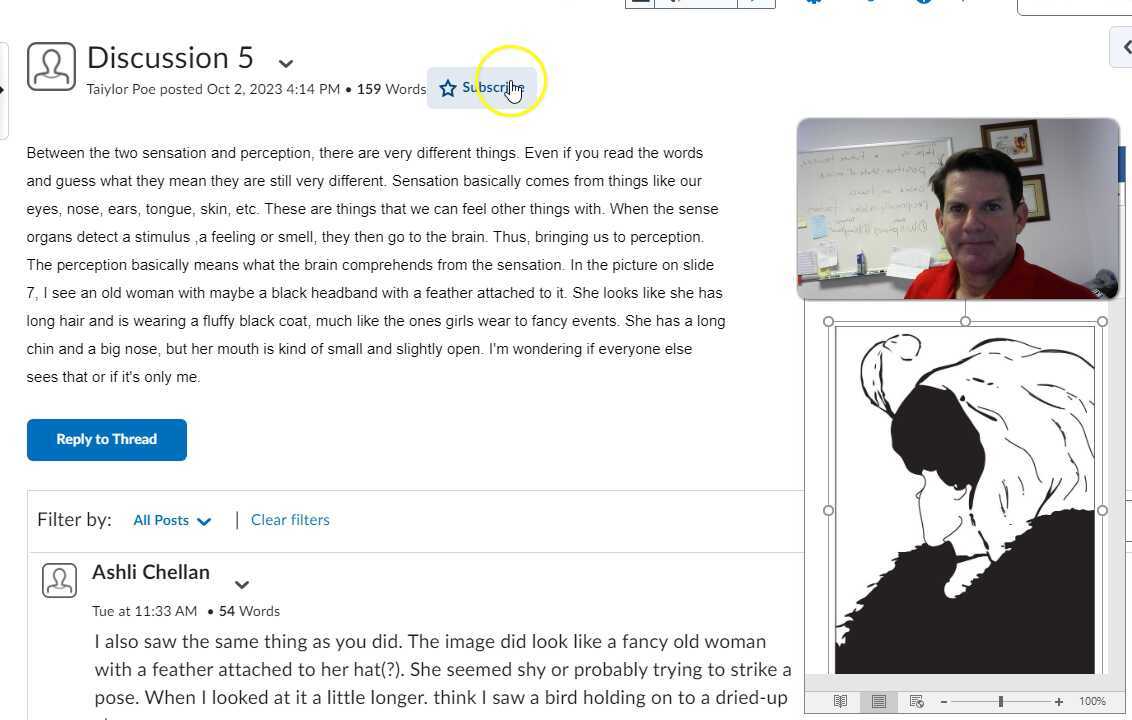 End of week Catch up with Discussion 6 in mind 2301