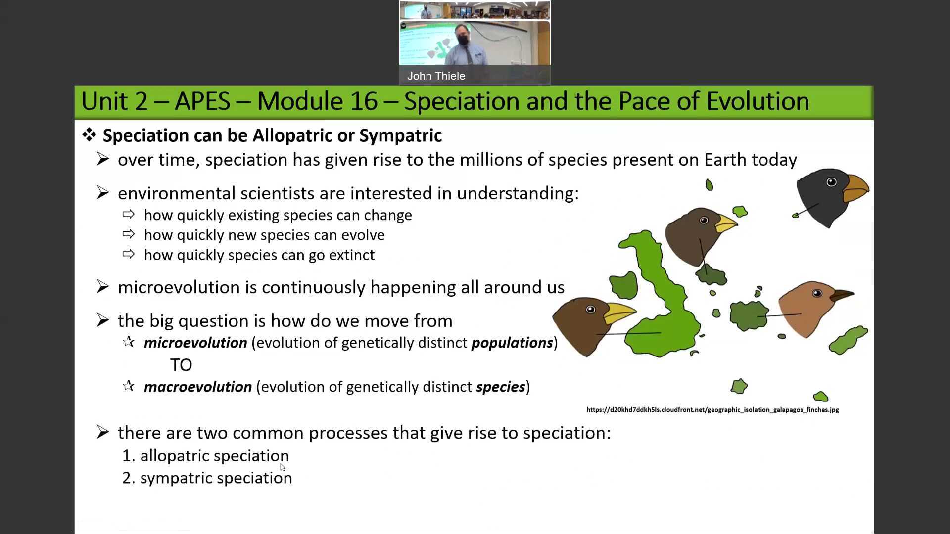 APES - Unit 2 - Module 16 - In-Class Recording