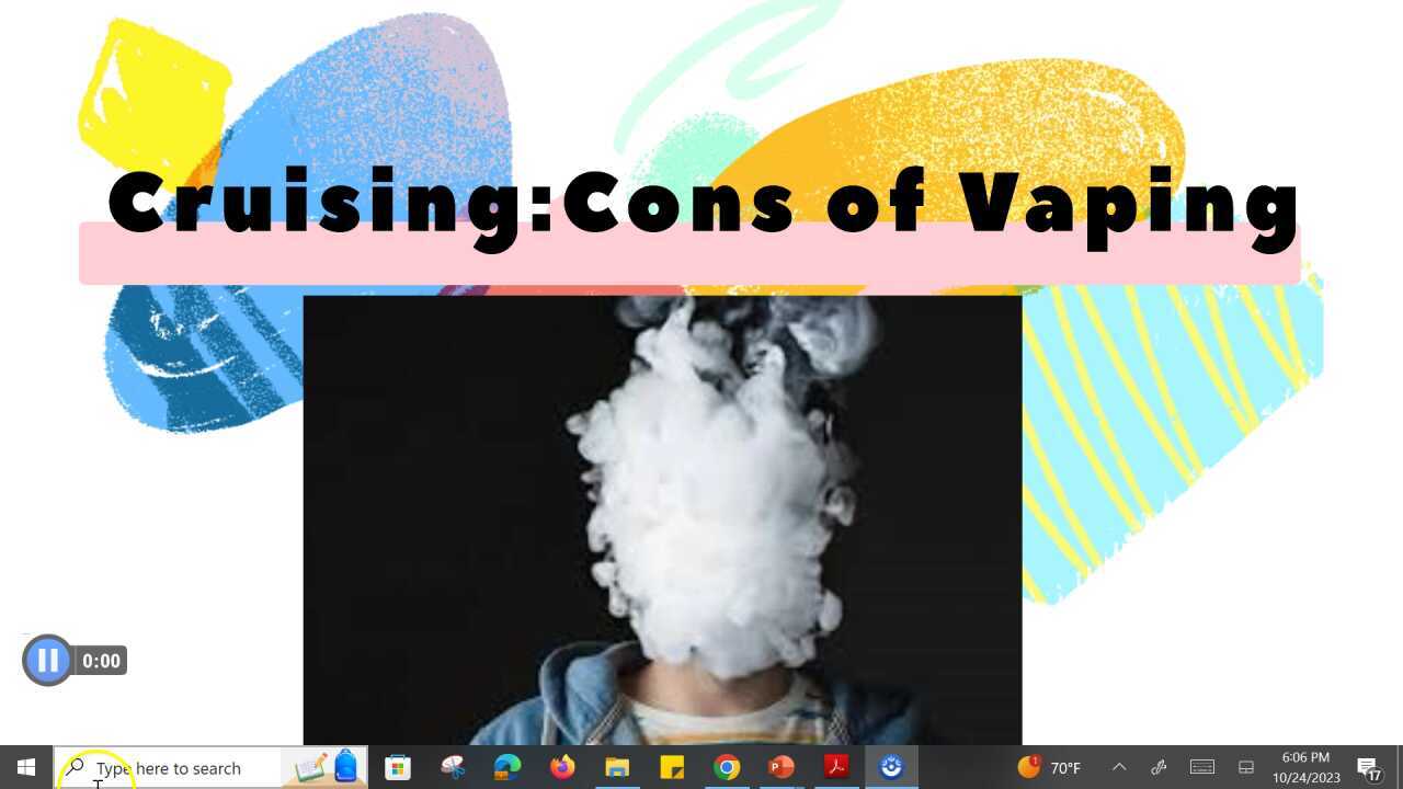 Cons of Vaping