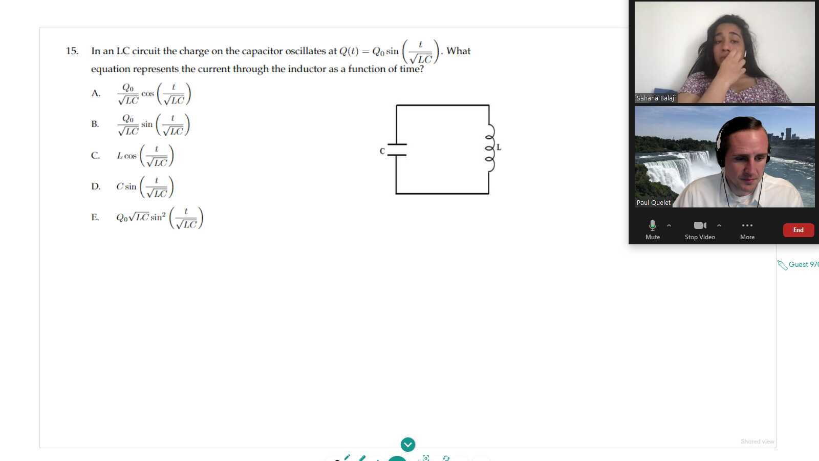 Physics 2, Final Exam Review, LC Circuits, Units of Electricity, Ray ...