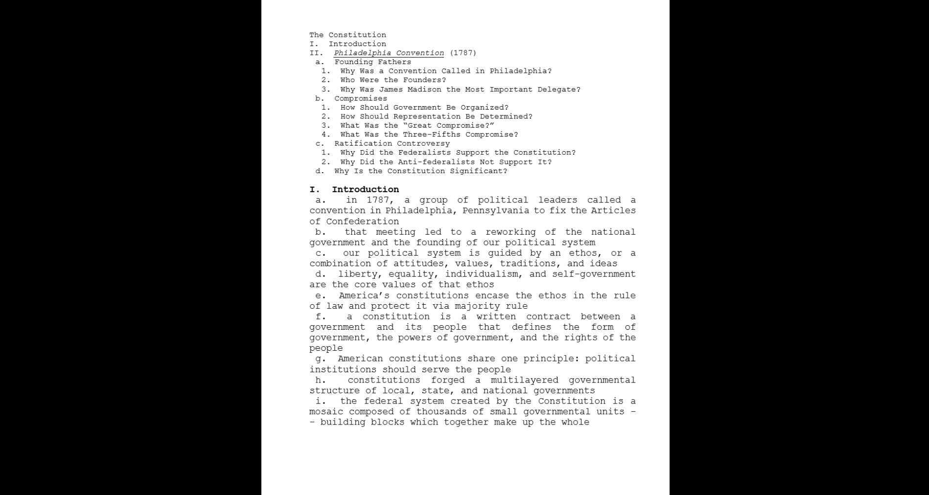 101 3.7 - The Constitution