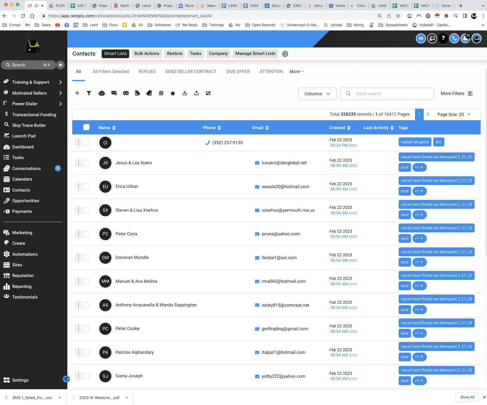 HOW TO USE THE DIALER IN REI REPLY MANUAL ACTIONS