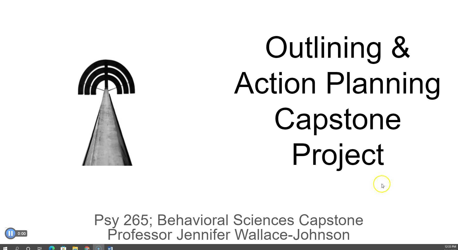 Psy 265: Outlining & Action Planning Week 4 Powerpoint