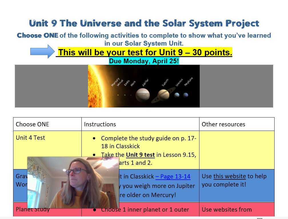 Unit 9 Project Directions
