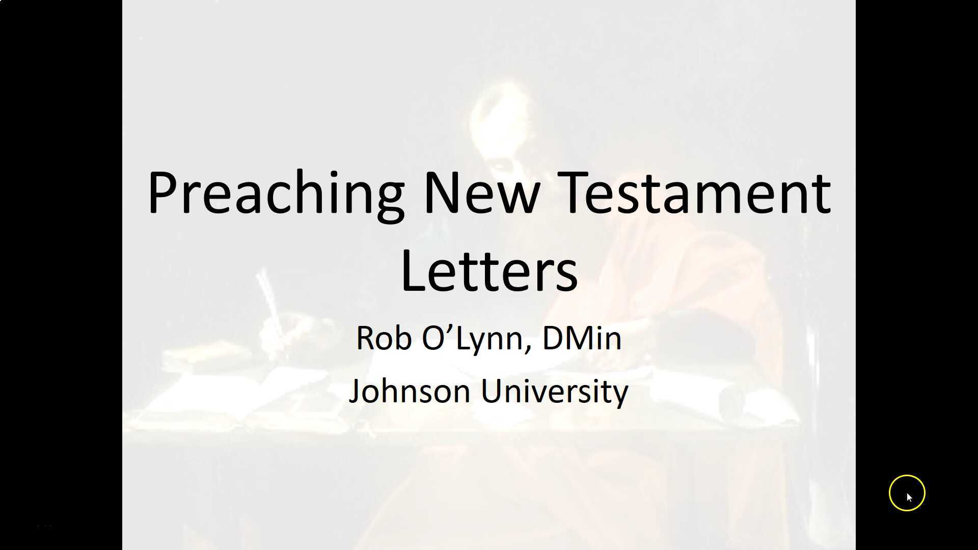 Preaching New Testament Letters
