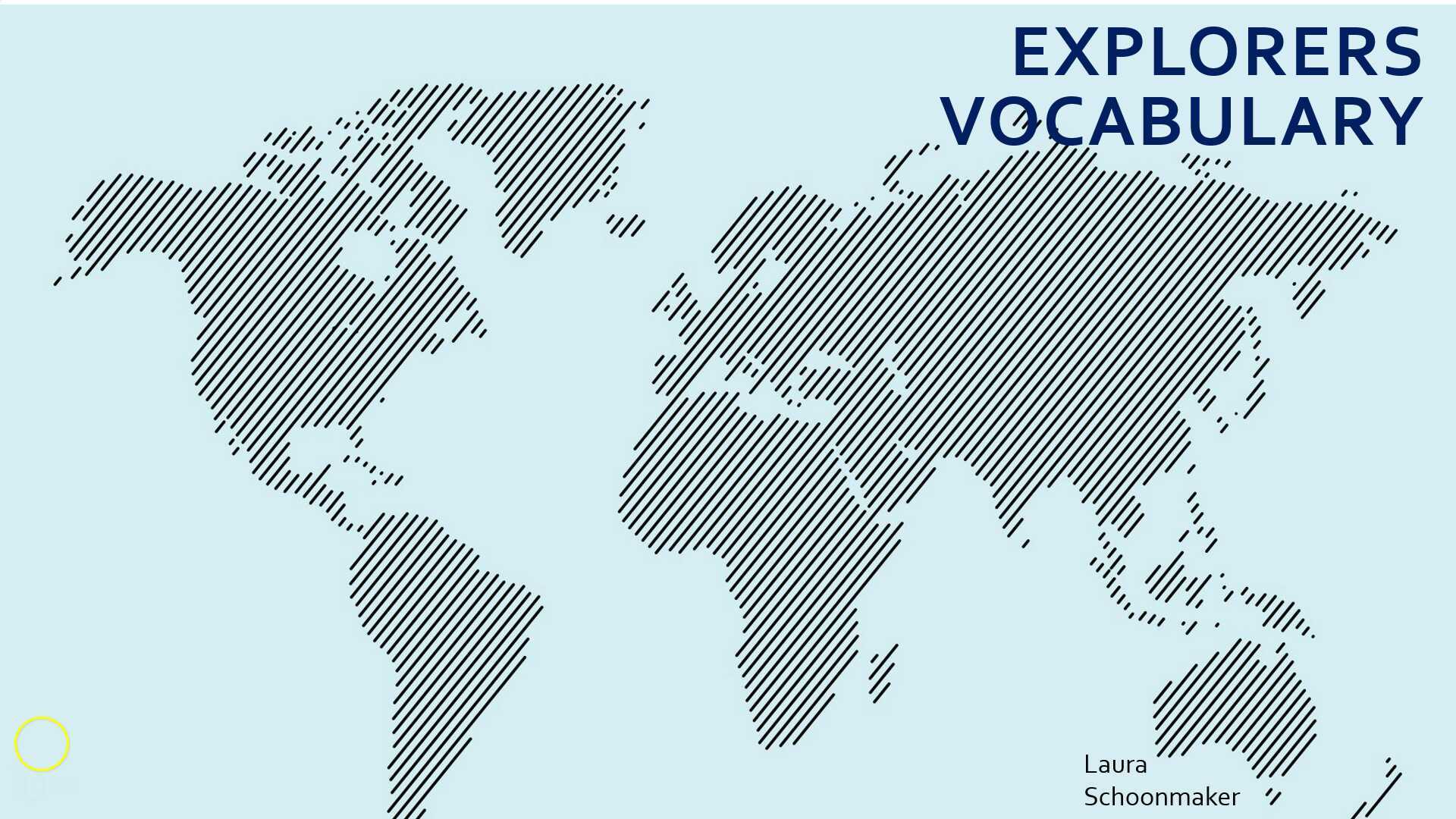 Explorers Vocabulary