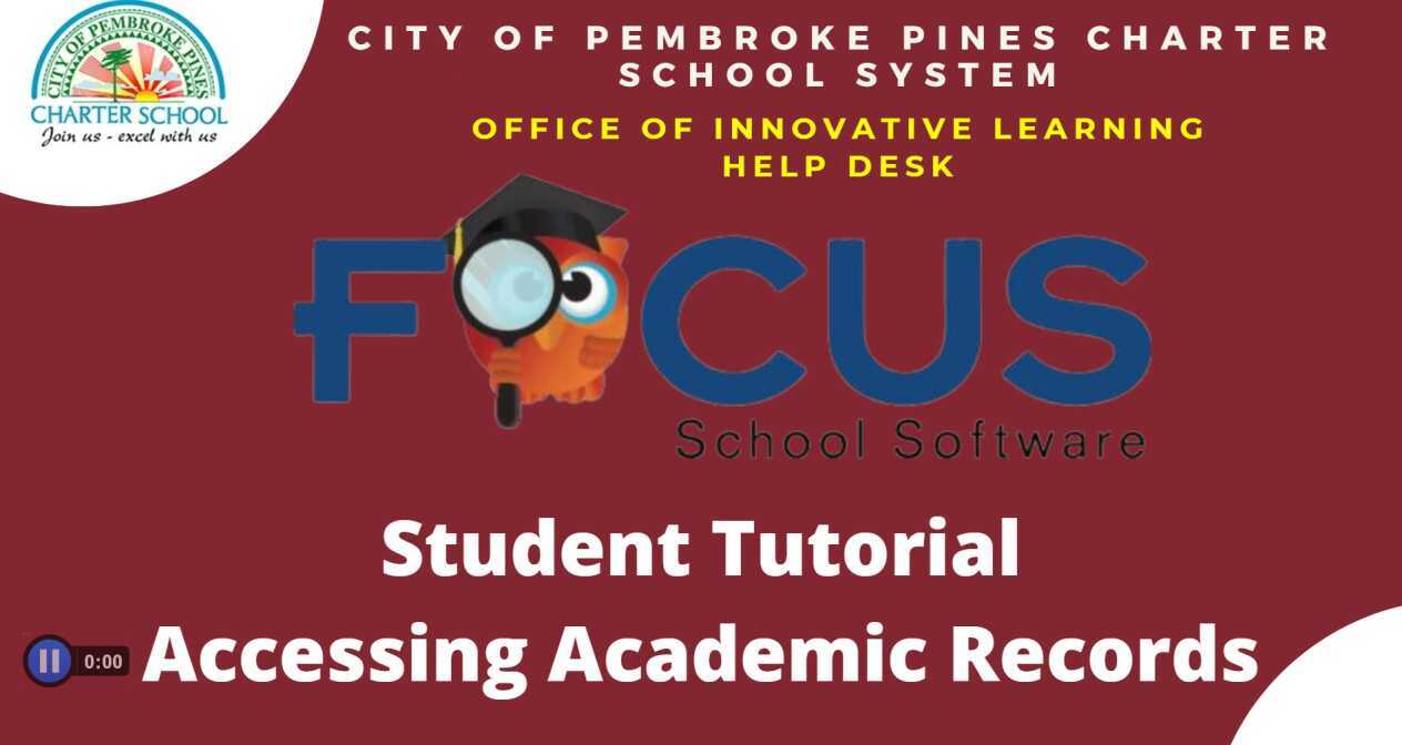 Student Tutorial- Accessing Academic Records
