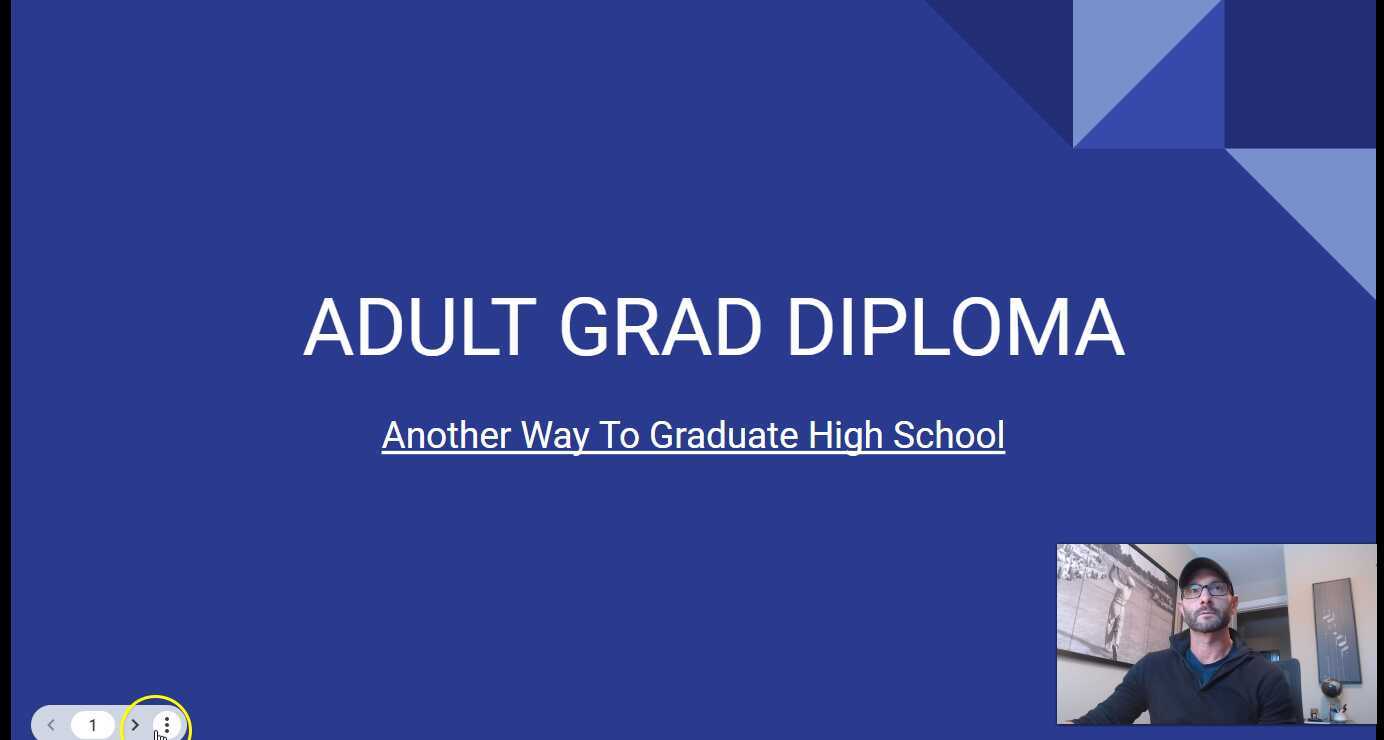 Adult Grad Program