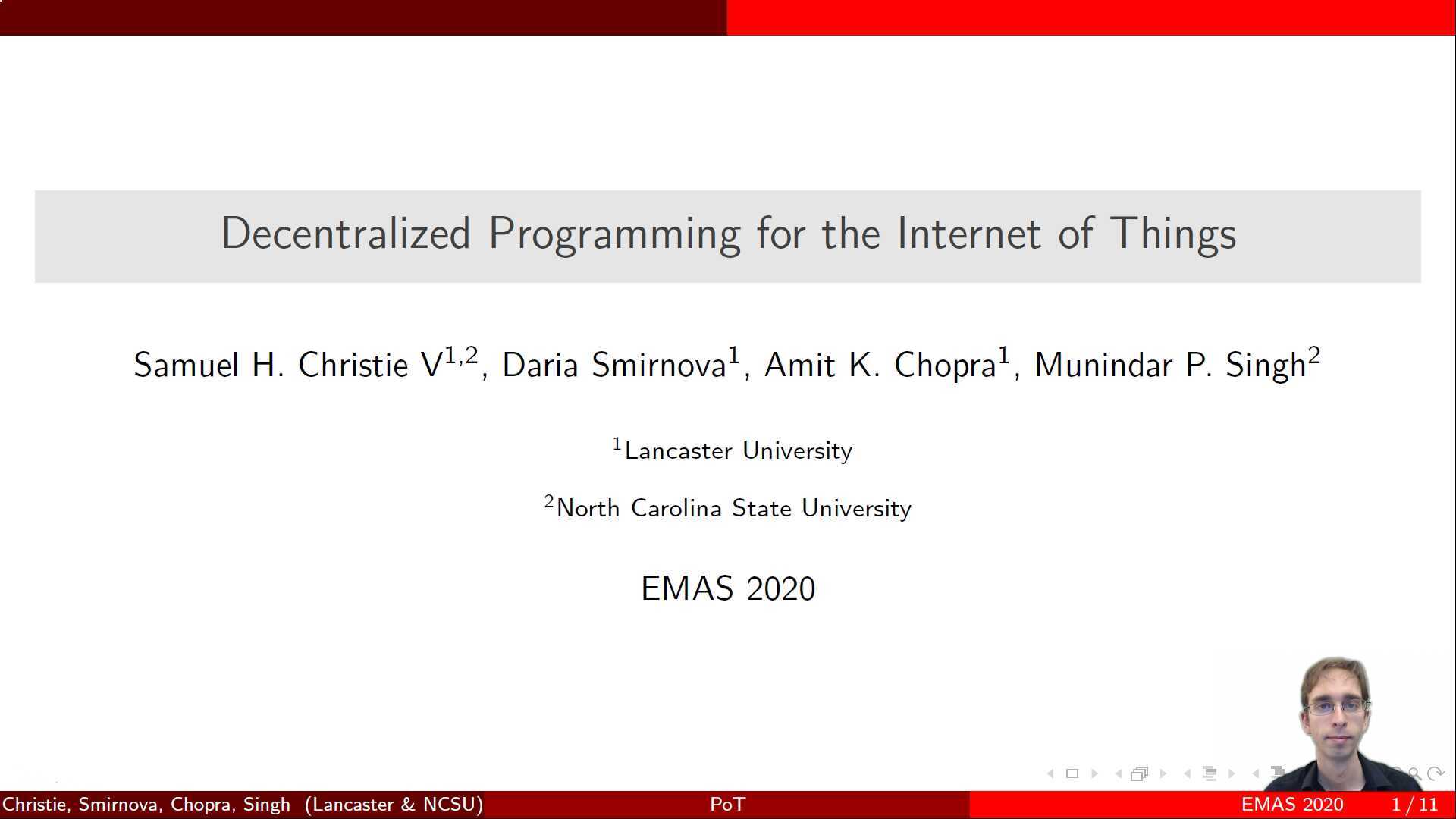 Decentralized Programming for the Internet of Things