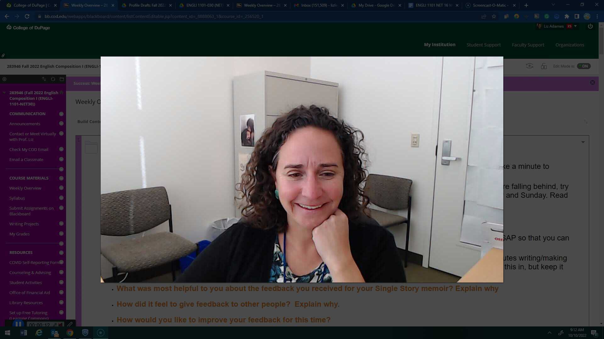 ENGLI 1101 Week 8 Overview - Fall 22