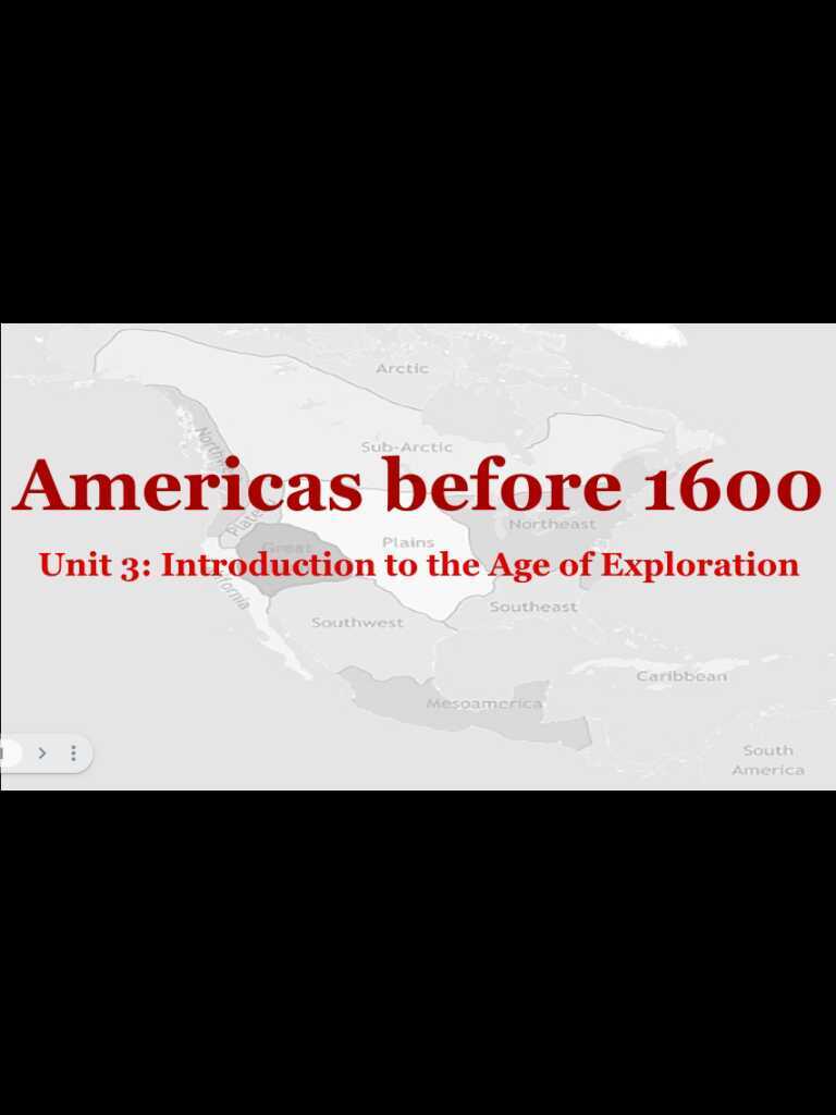 The Americas before 1600 23/24