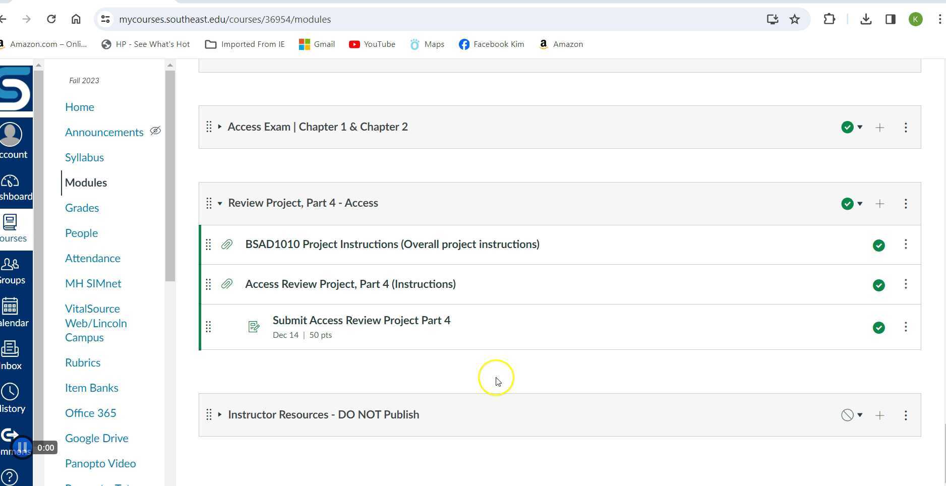 Apps I: Access Review Project, Part 4