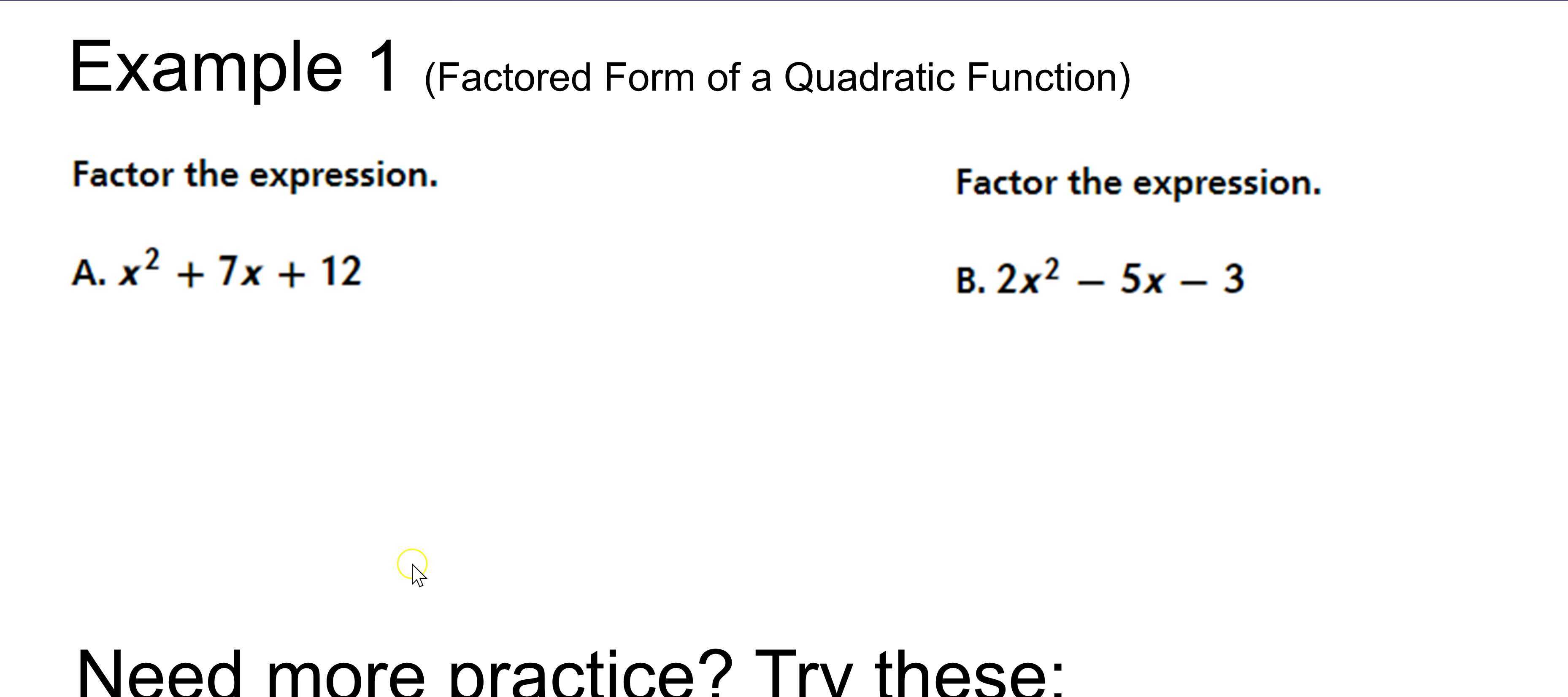 Topic 2.3 Notes (Examples 1-4)