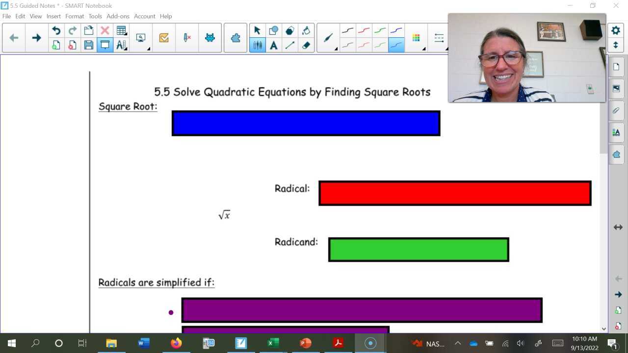 5.5T Video #1: Simplifying Radicals (including using Conjugates)