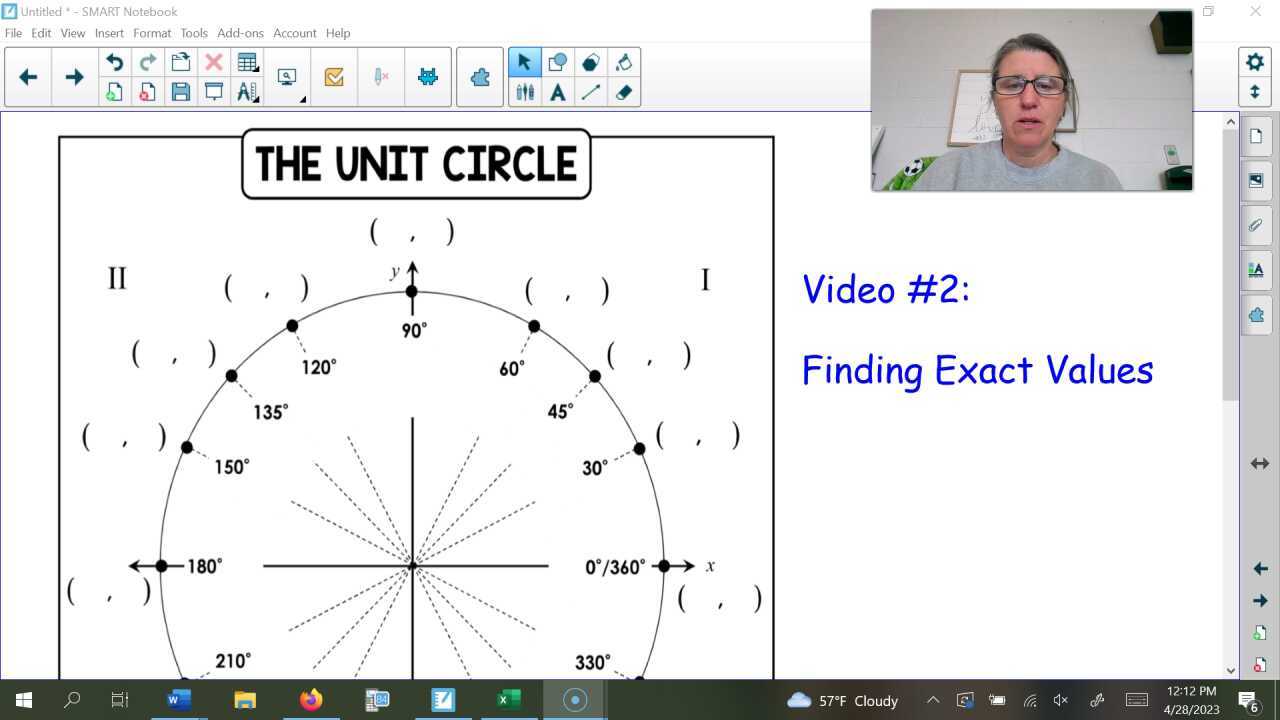 Video #2: Finding Exact Values (really, building up to finding exact ...
