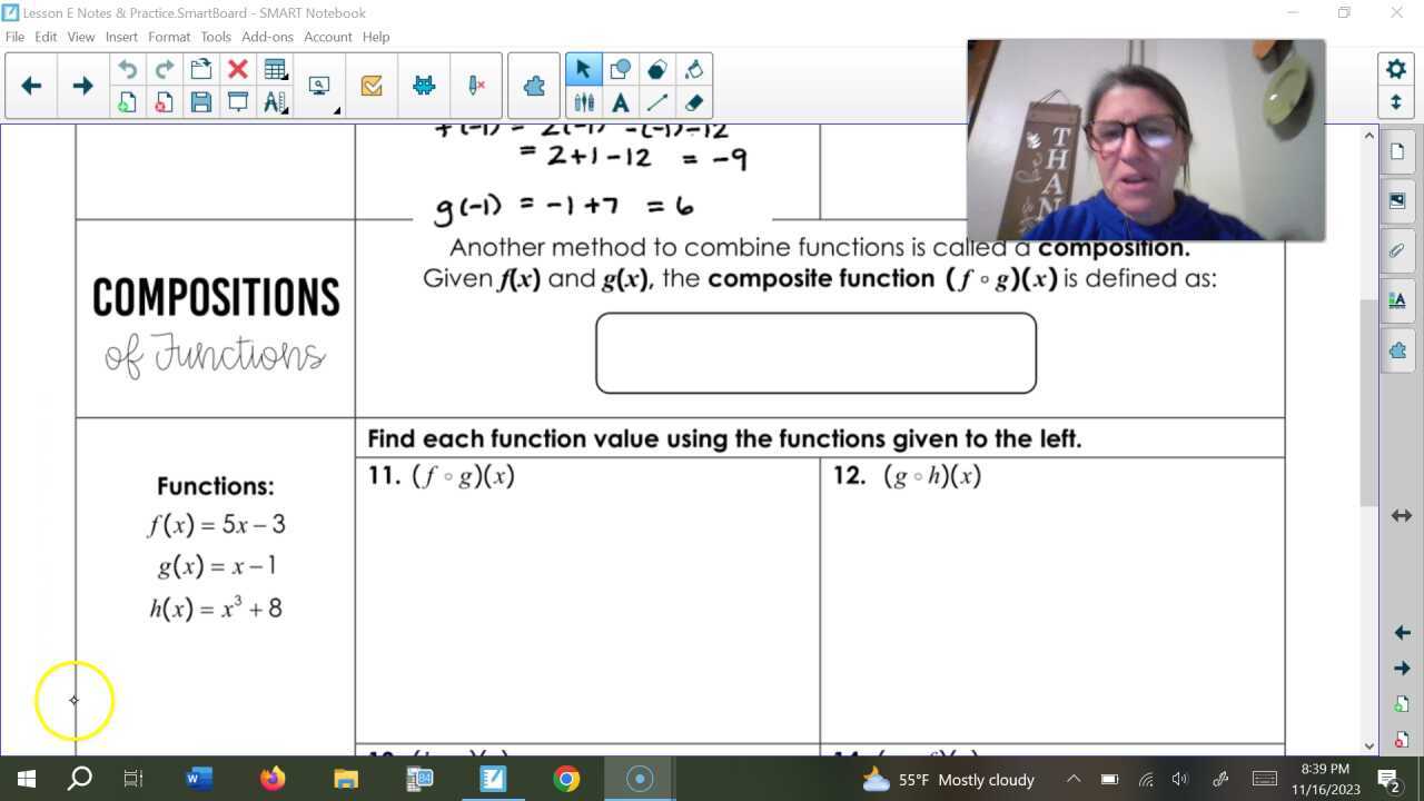 Composition of Functions