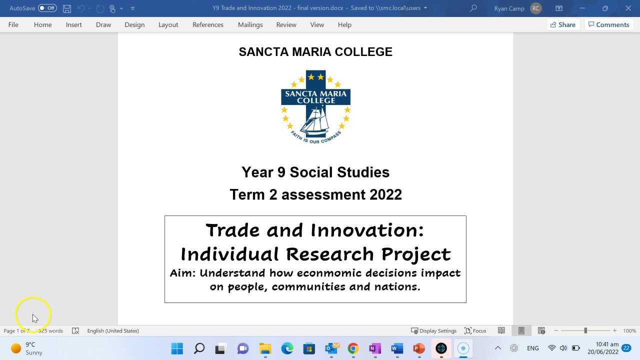 9SOS - NZ Industry and Innovation Assessment Explained
