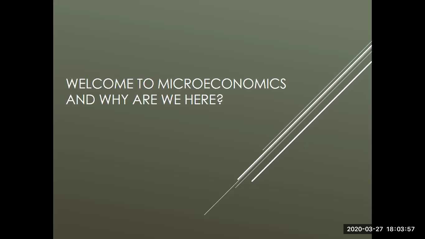 Module 1 - Welcome to Macroeconomies