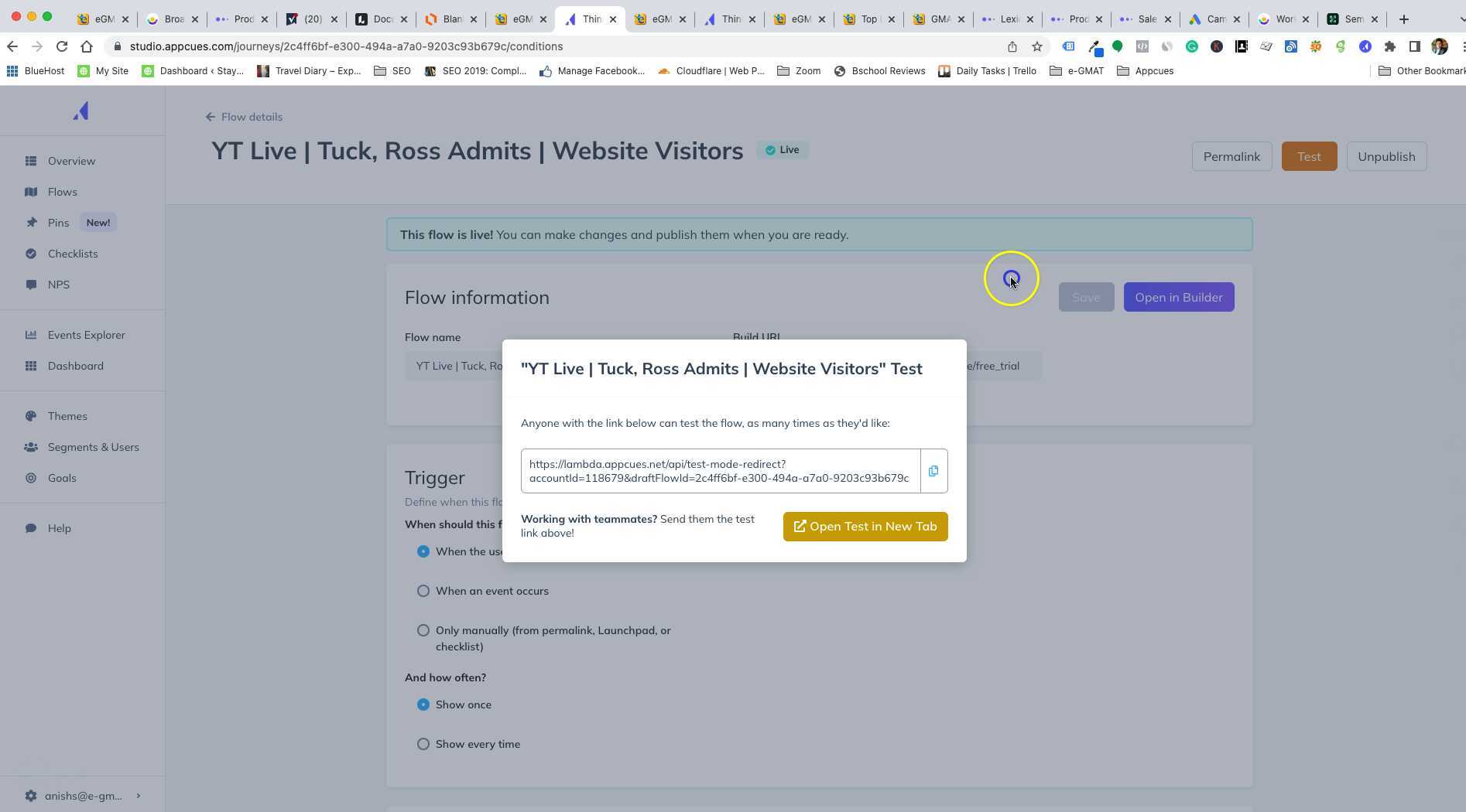 YT Live | Application Toolkit | Updated Flow